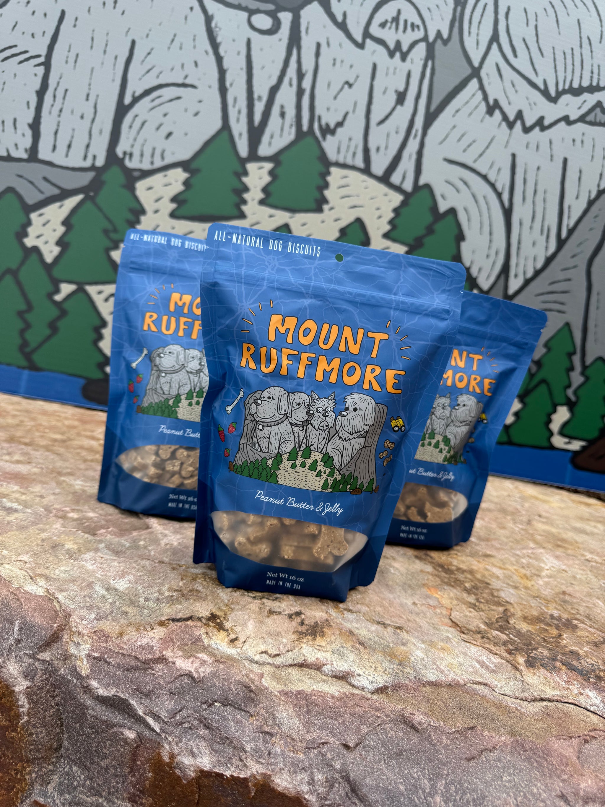 Mount Ruffmore Biscuits – Shop Dog Boutique
